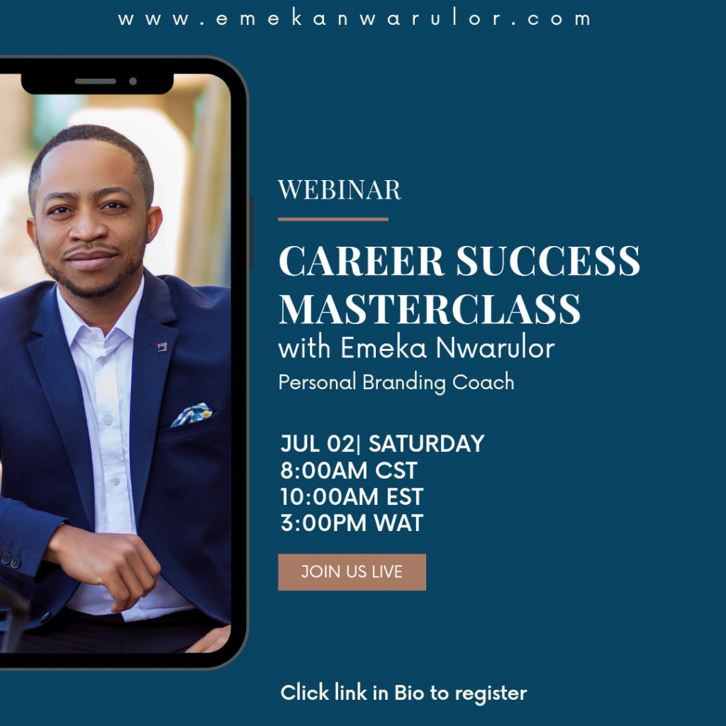 Career Success Masterclass - Emeka Nwarulor
